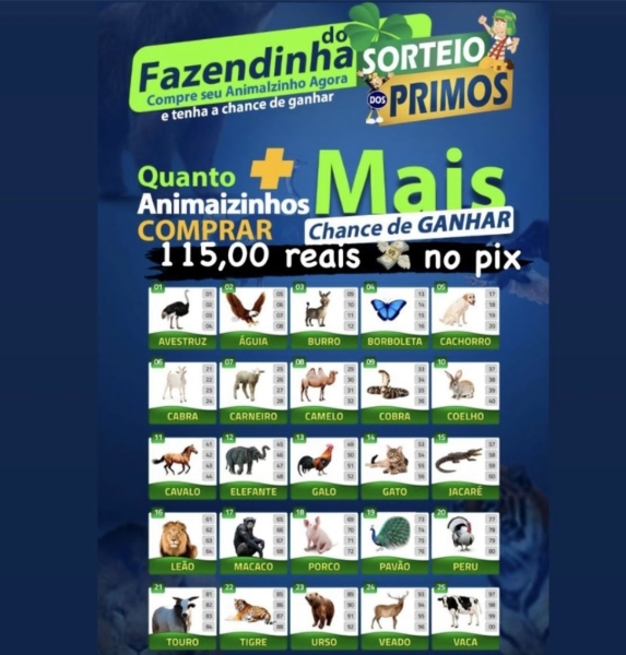 115,00 no pix Fazendinha Dos Primos apenas 25 pessoas :: O Sorteio dos Primos
